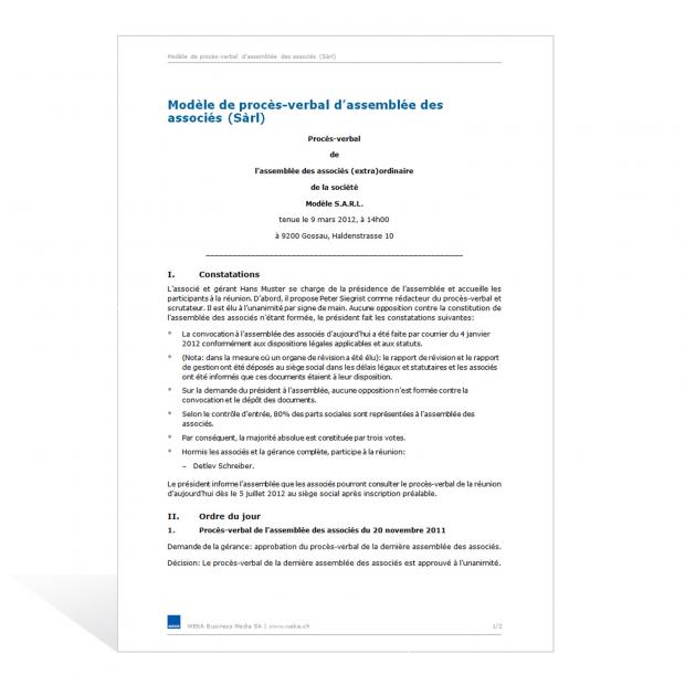 Modèle De Procès-Verbal Sous Word Modèles Word Gratuits - Speculation